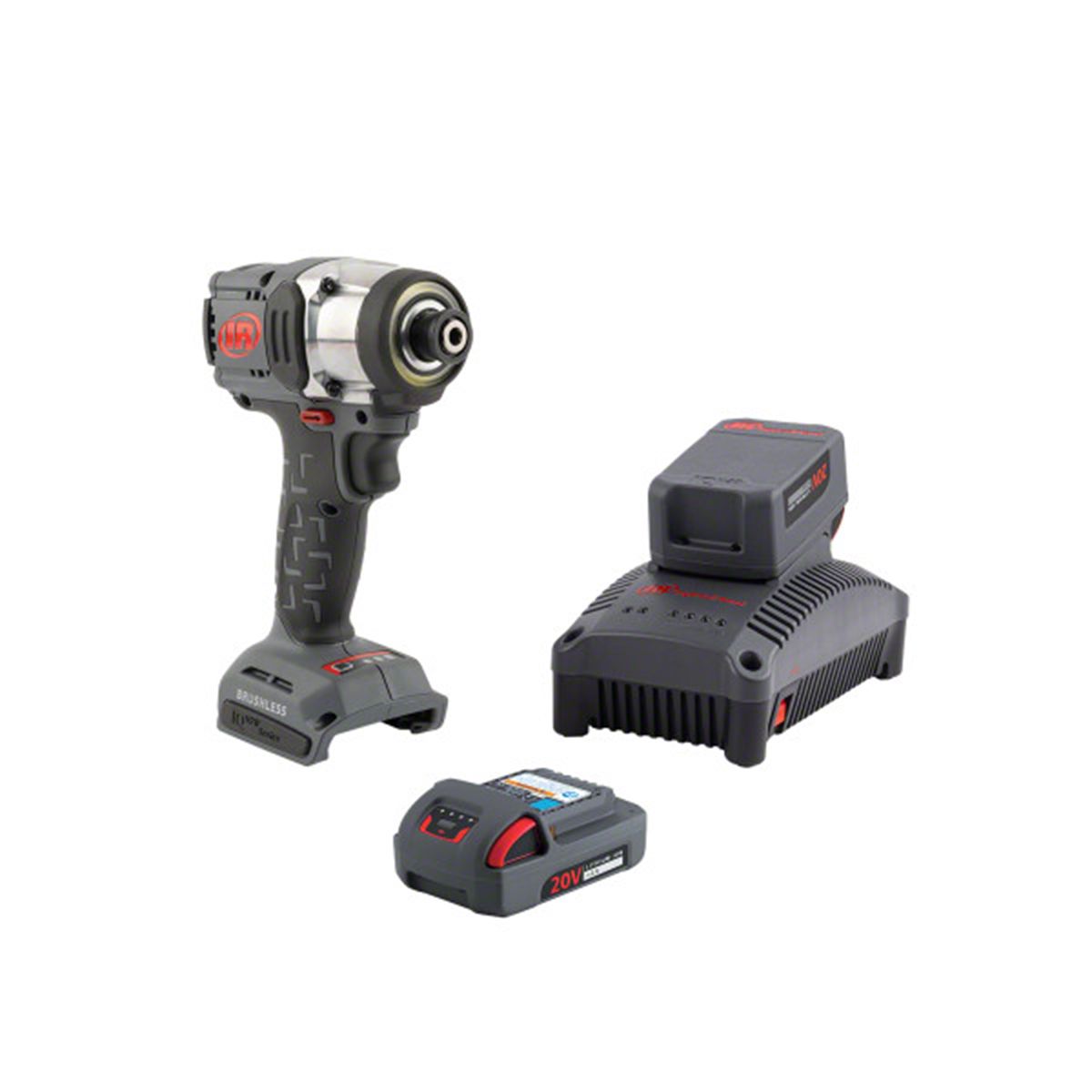 Universal AM 20V 1/4-Inch Hex Compact Impact Driver 2-Battery Kit ...