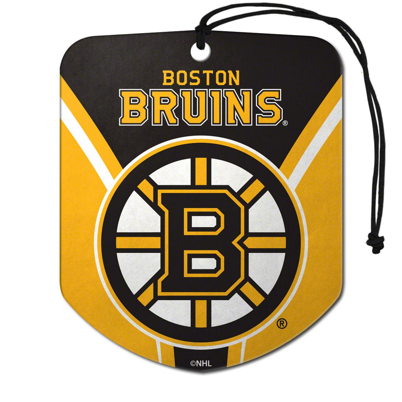 Universal AM Air Fresheners with Boston Bruins Logo; Yellow and Black ...
