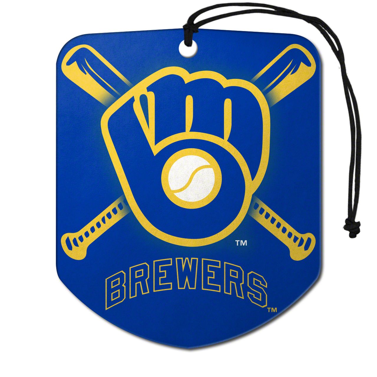 Universal AM Air Fresheners with Milwaukee Brewers Logo; Blue and ...
