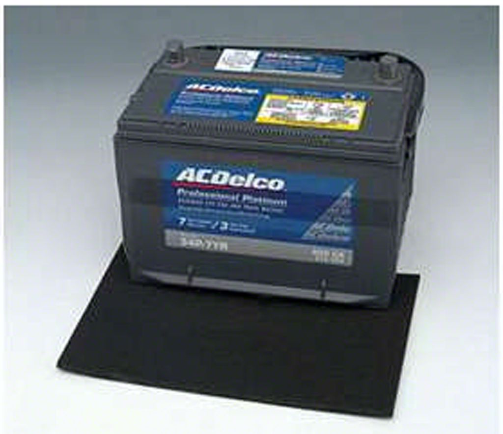 Universal AM Battery Protection Mat; Black - Free Shipping
