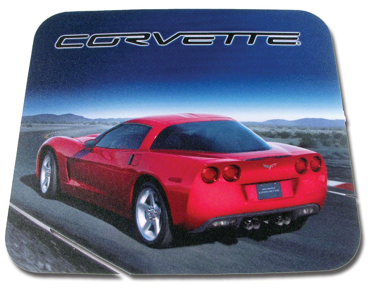 Universal AM C6 Coupe Mouse Pad; Red - Free Shipping