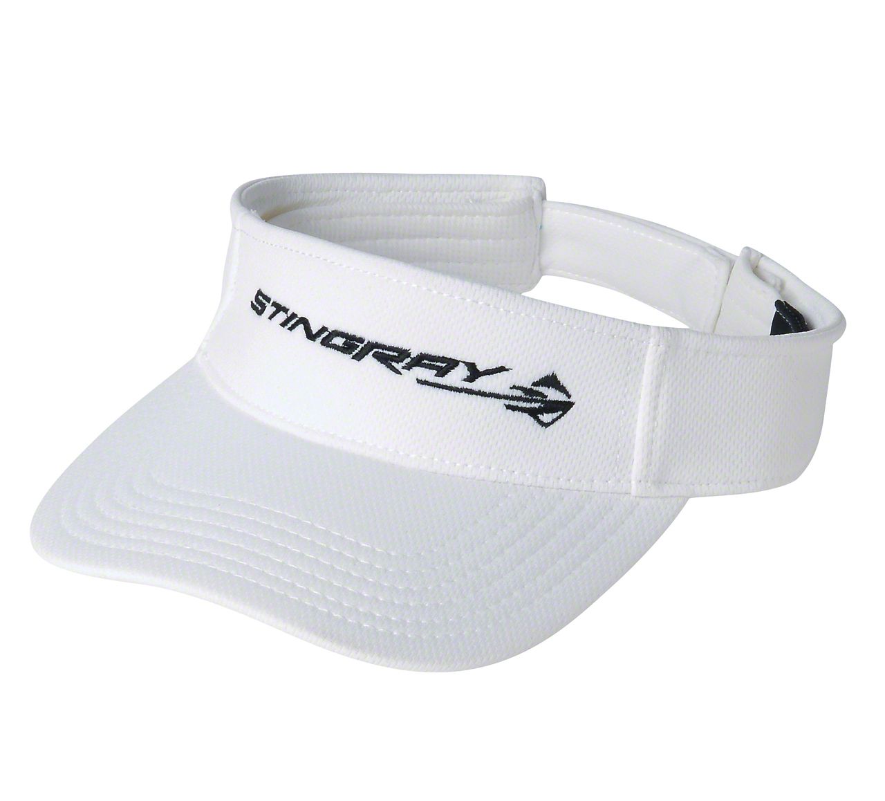 Universal AM C7 Stingray Visor; White - Free Shipping
