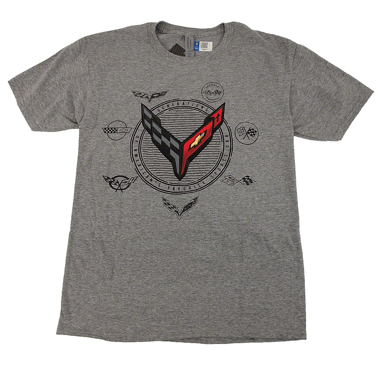 Universal AM C8 Next Generation T-Shirt; Graphite - Free Shipping