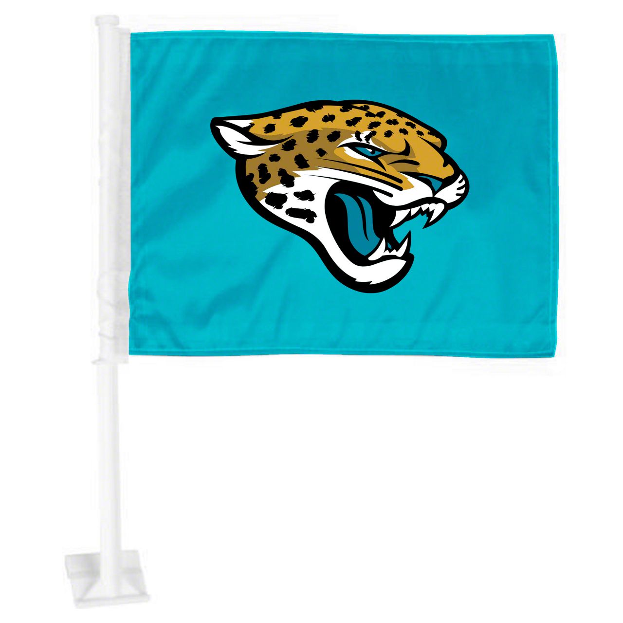Universal AM Car Flag with Jacksonville Jaguars Logo; Teal (Universal ...