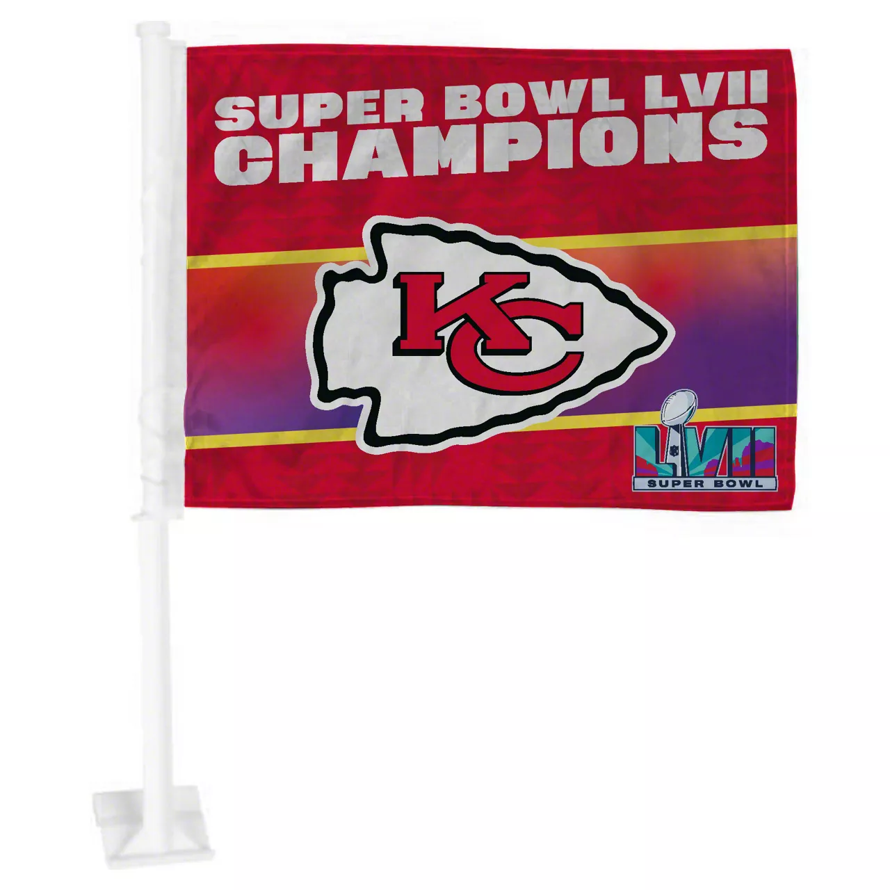 Universal AM Car Flag with Kansas City Chiefs Super Bowl LVII Champions ...