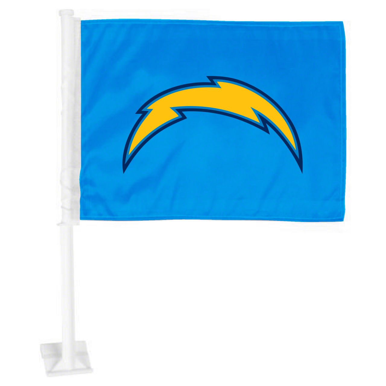 Universal AM Car Flag with Los Angeles Chargers Logo; Light Blue ...