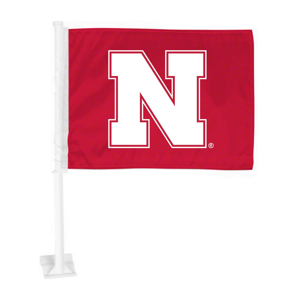 Universal AM Car Flag with University of Nebraska Logo; Red (Universal ...