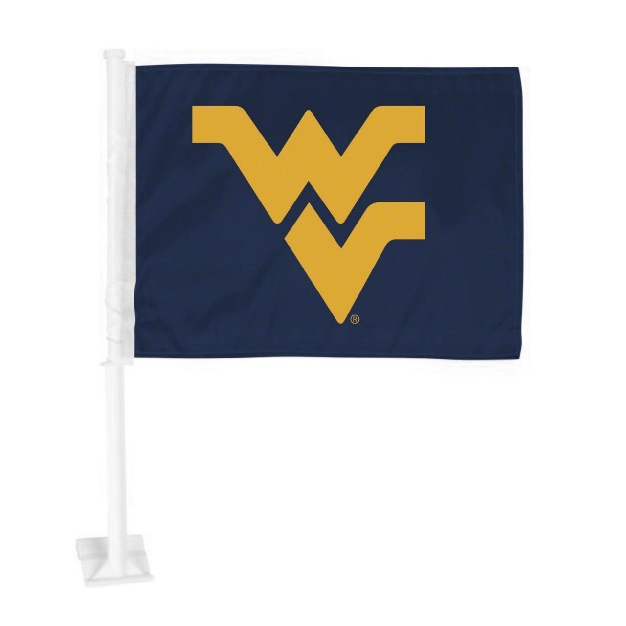 Universal AM Car Flag with West Virginia University Logo; Navy ...