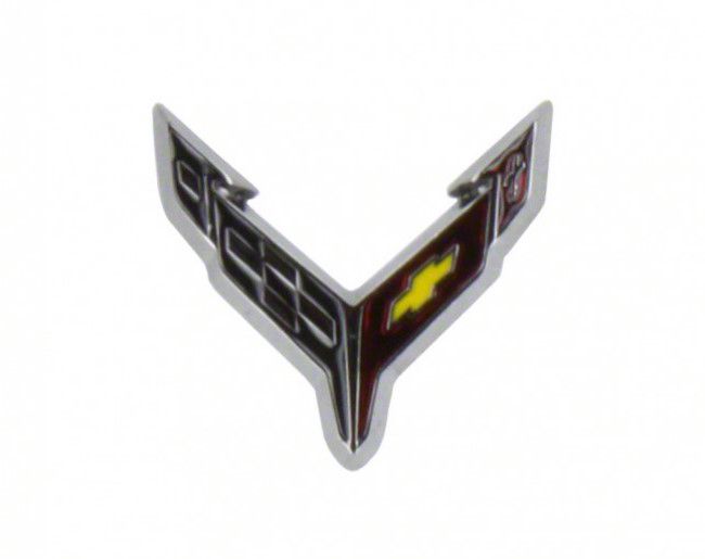 Universal AM Carbon Flash Lapel Pin - Free Shipping