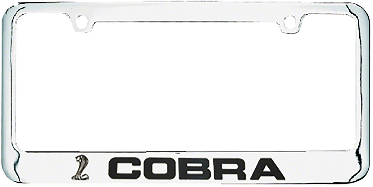 Universal AM Cobra License Frame (Universal; Some Adaptation May Be ...
