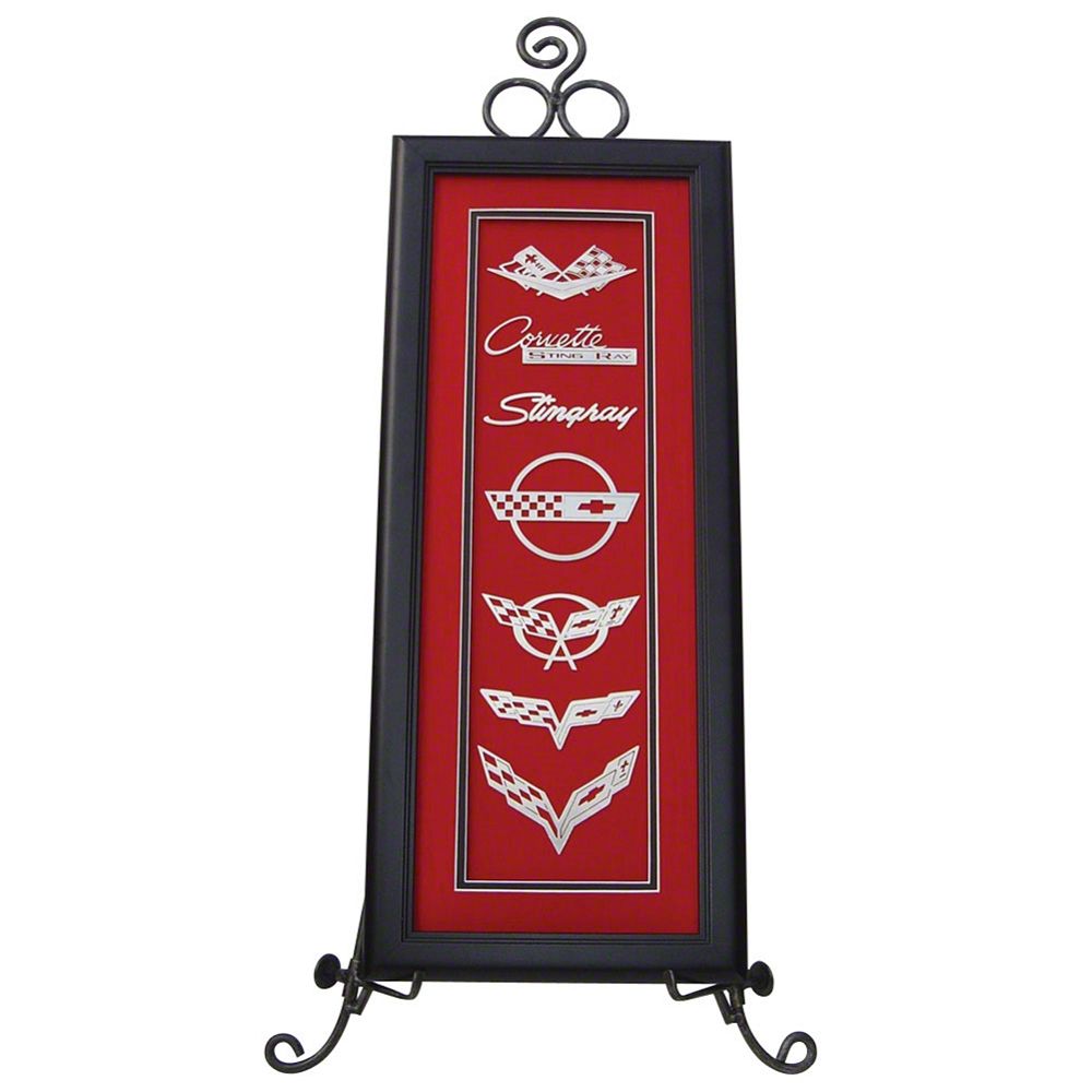 Universal AM Corvette Emblem Shadow Box - Free Shipping