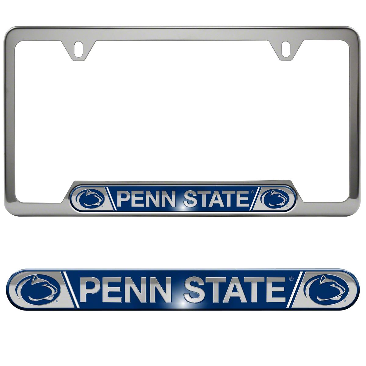 Universal AM Embossed License Plate Frame with Pennsylvania State ...