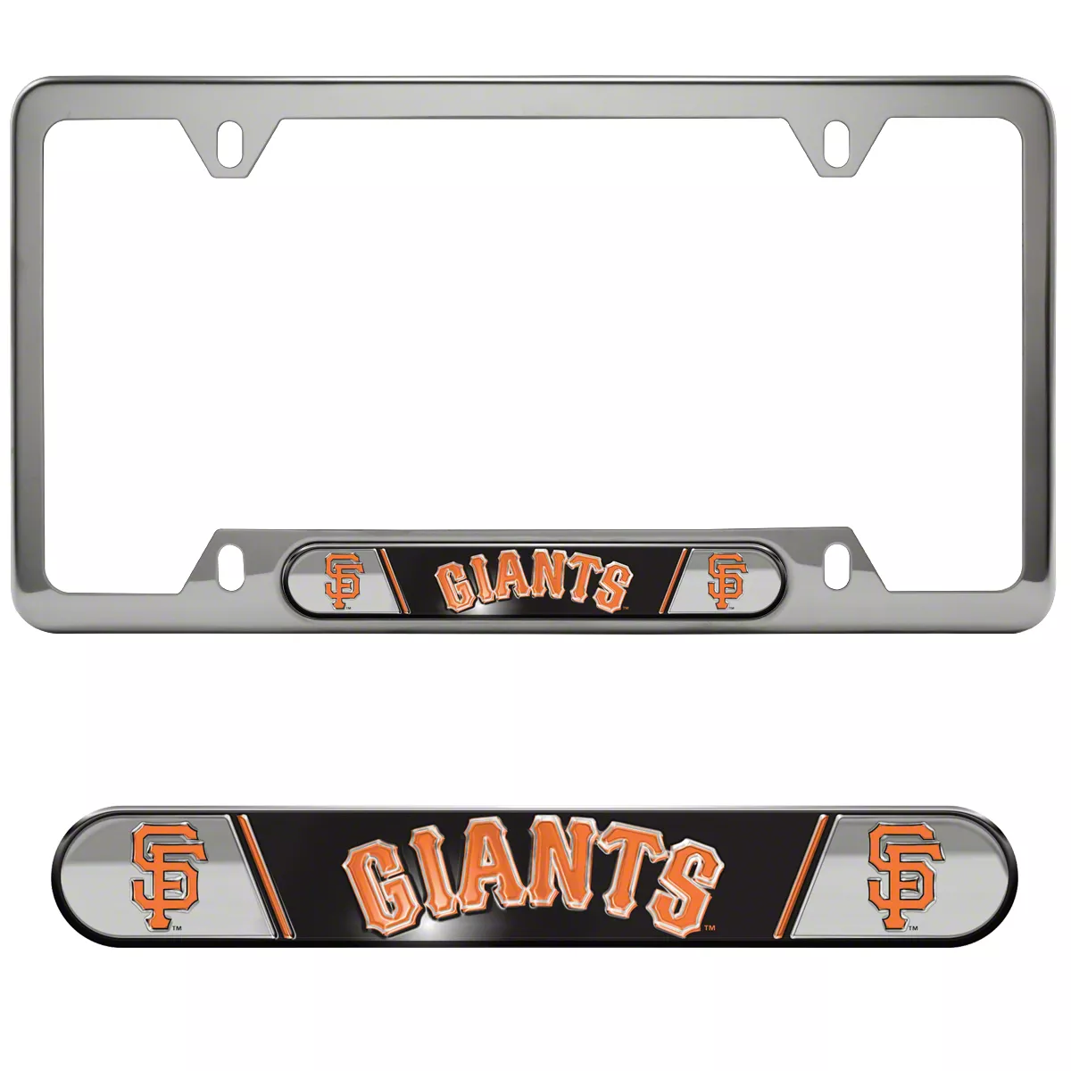 Universal AM Embossed License Plate Frame with San Francisco Giants ...