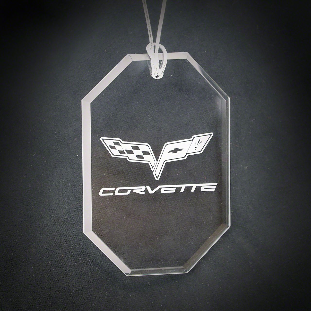 Universal AM Engraved Octagon Ornament with C6 Logo - Free Shipping