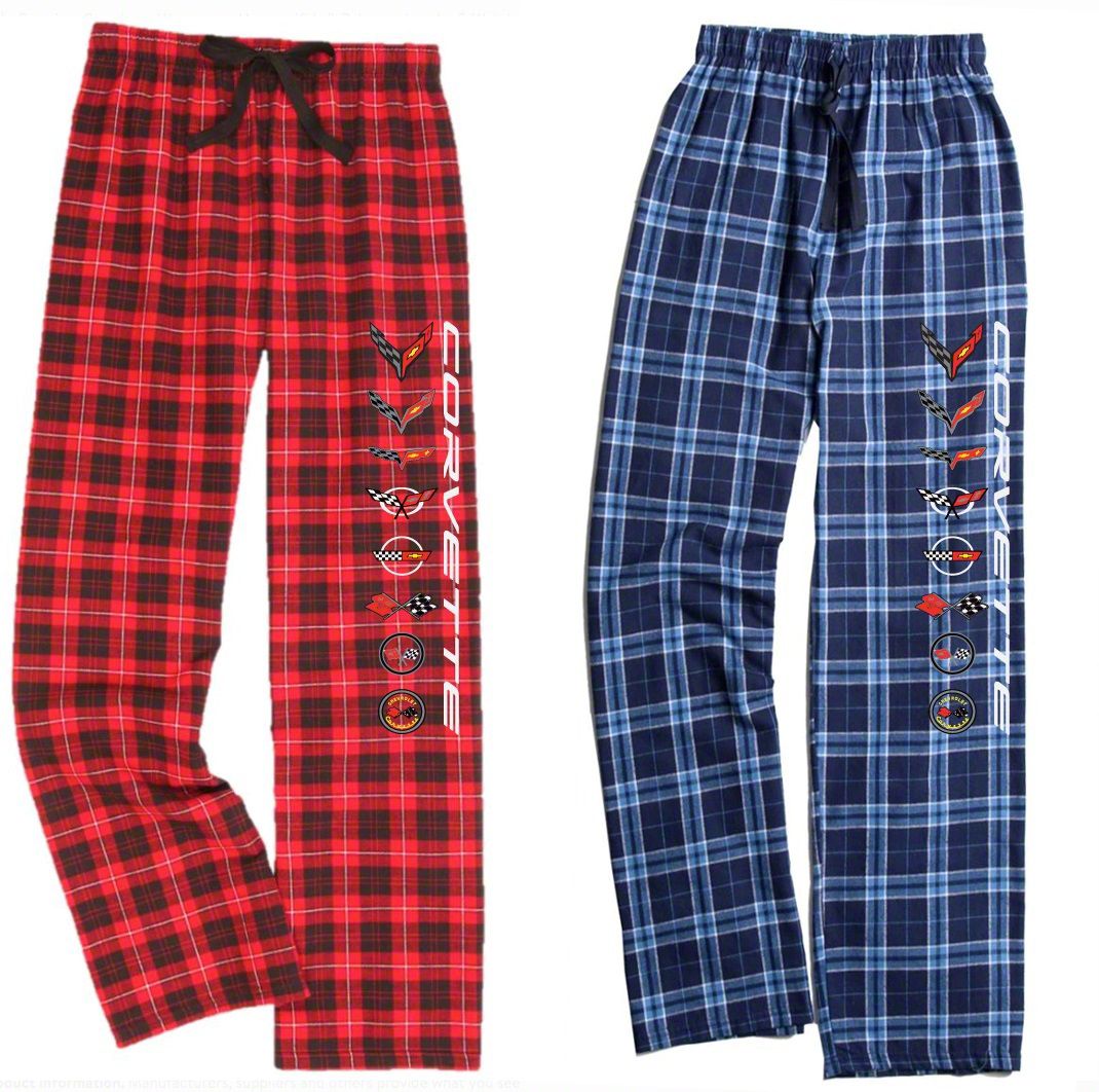 Universal AM Flannel Pants with Generation Logos; Red - Free Shipping