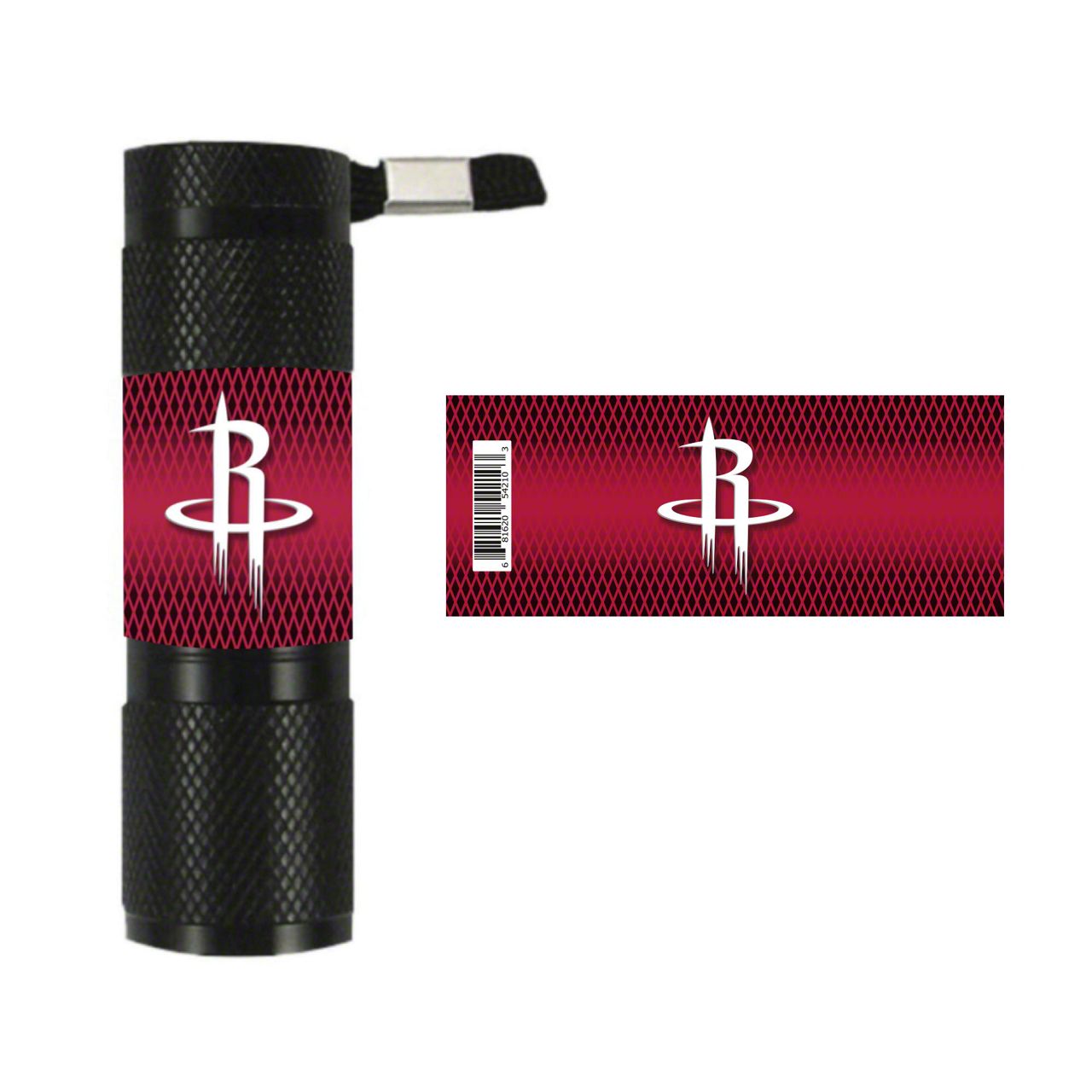 Universal AM Flashlight with Houston Rockets Logo; Red - Free Shipping