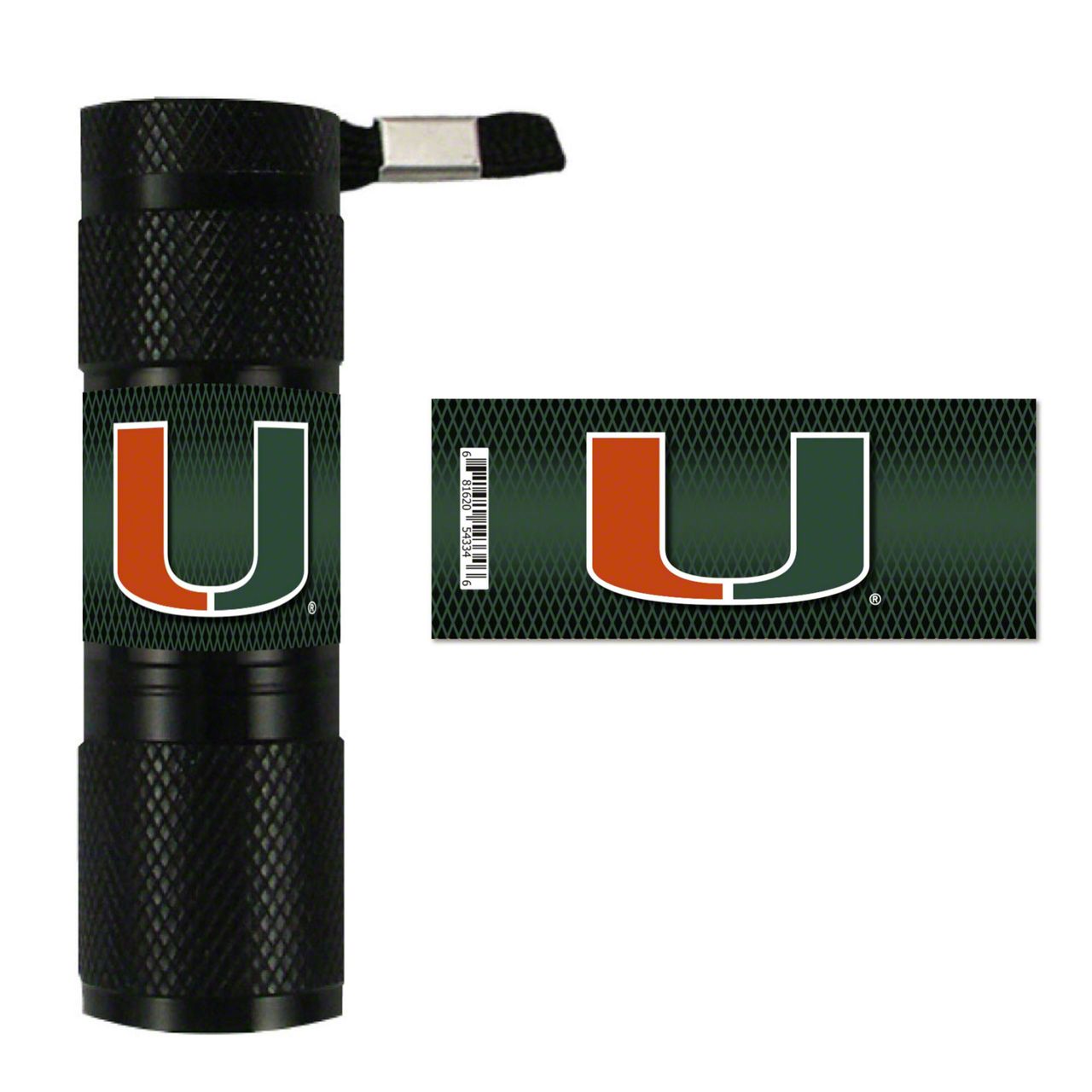 Universal AM Flashlight with University of Miami Logo; Green - Free ...