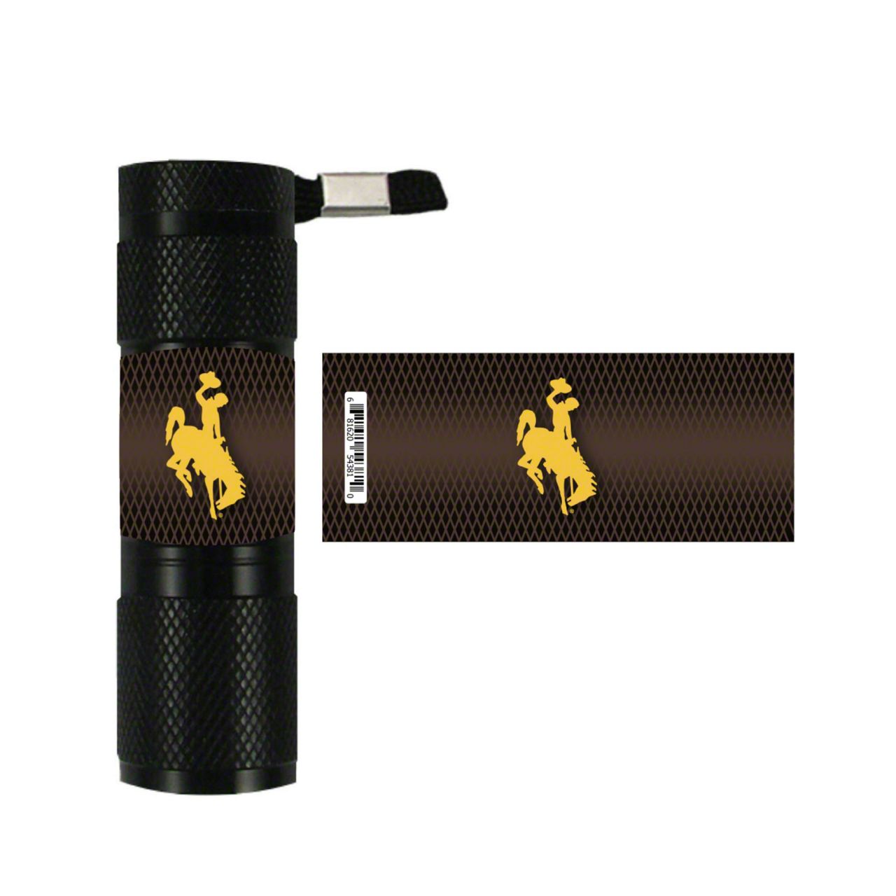 Universal AM Flashlight with University of Wyoming Logo; Brown - Free ...