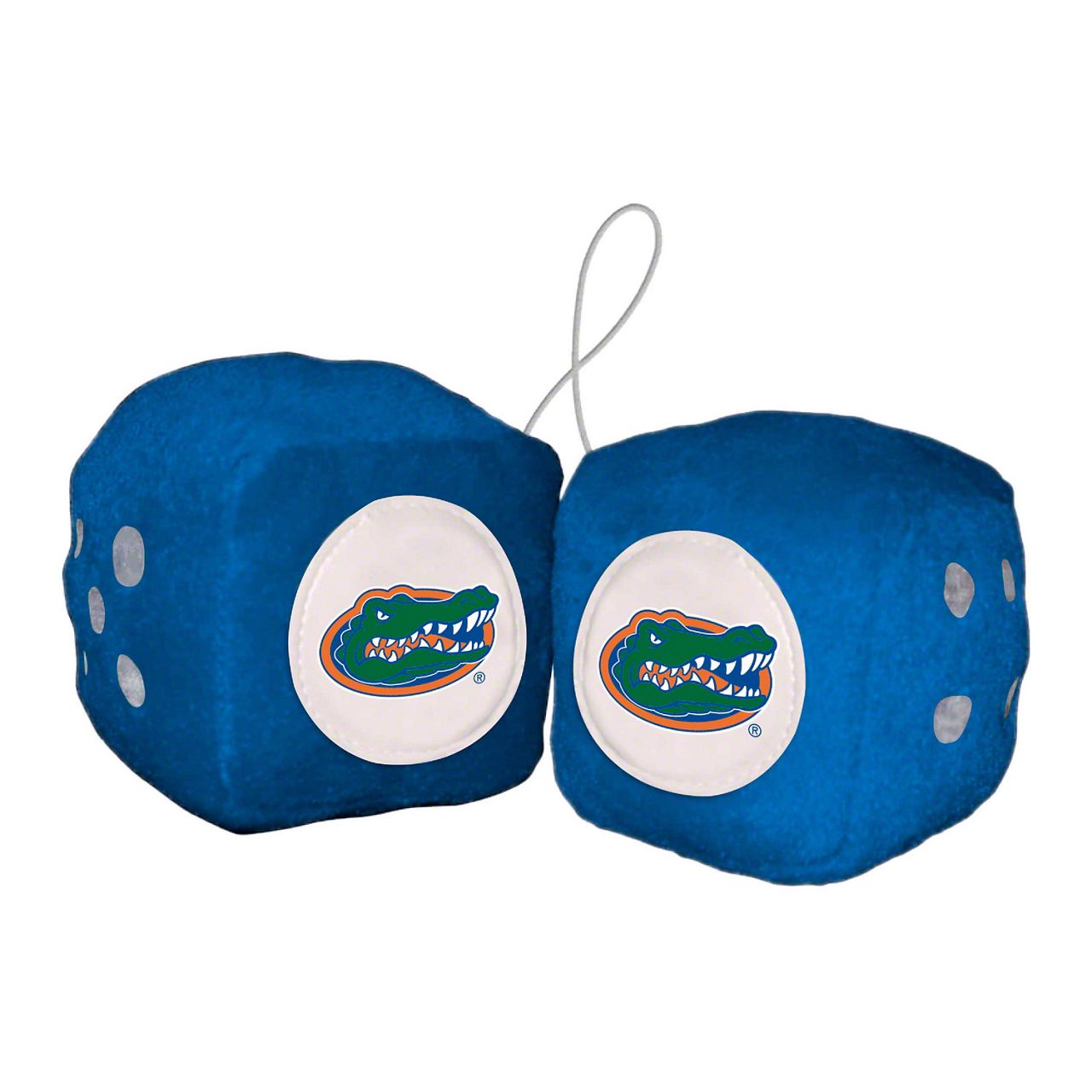Universal AM Fuzzy Dice with University of Florida Logo; Blue ...
