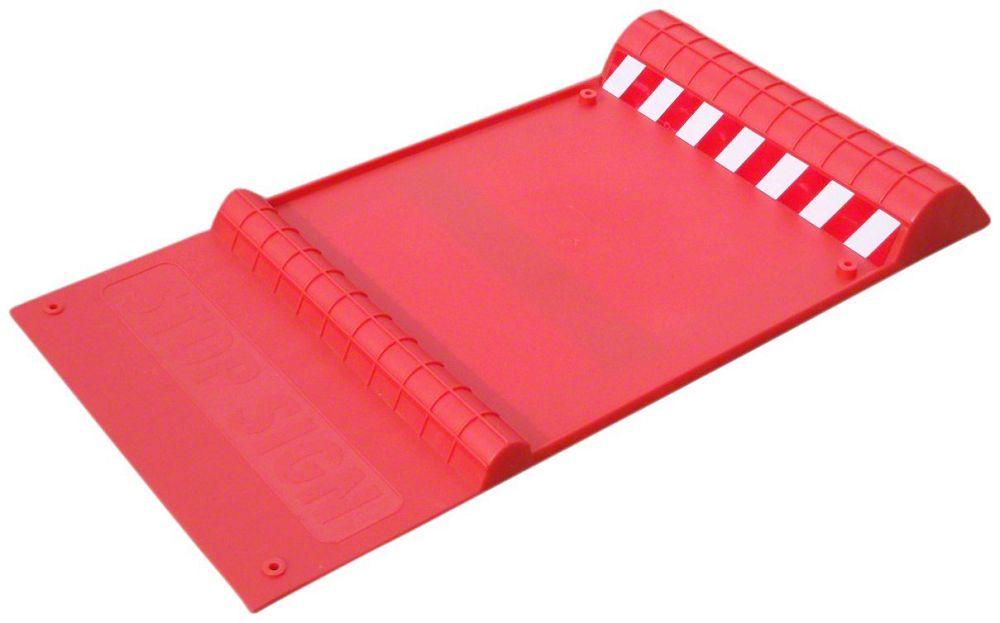 Universal AM Garage Parking Mats; Red - Free Shipping