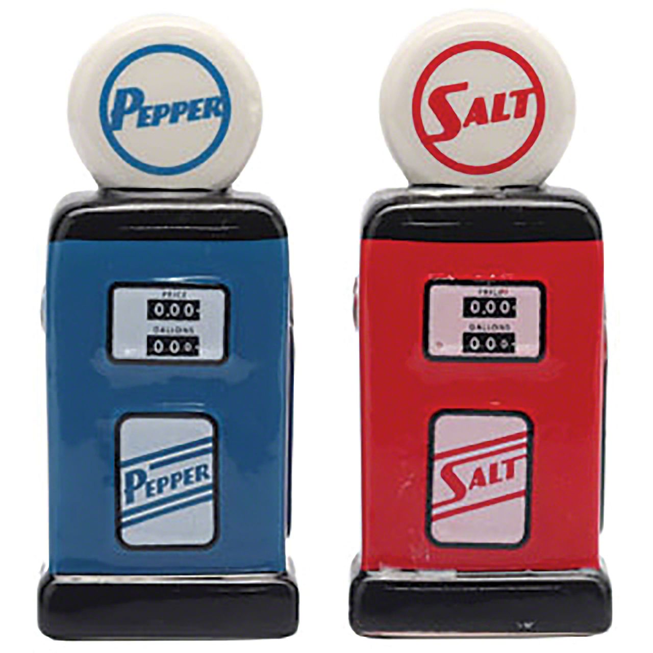 Universal AM Gas Pump Salt and Pepper Shakers - Free Shipping