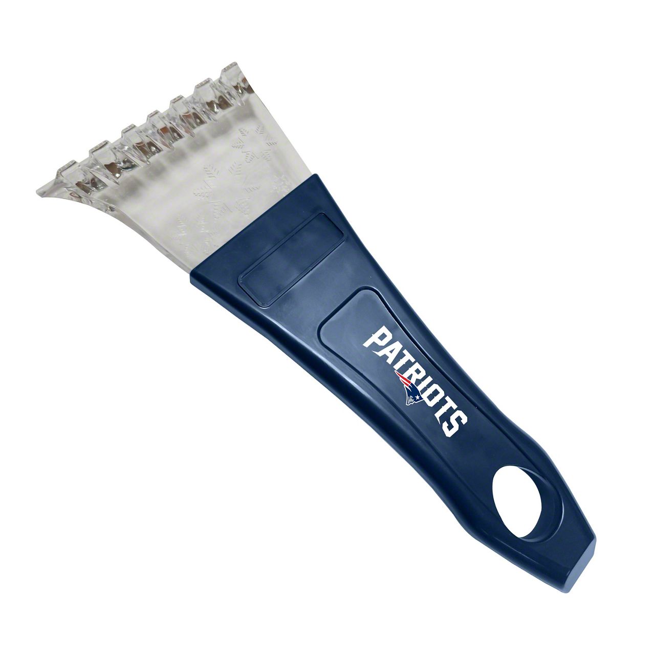Universal AM Ice Scaper with New England Patriots Logo; Navy Blue ...