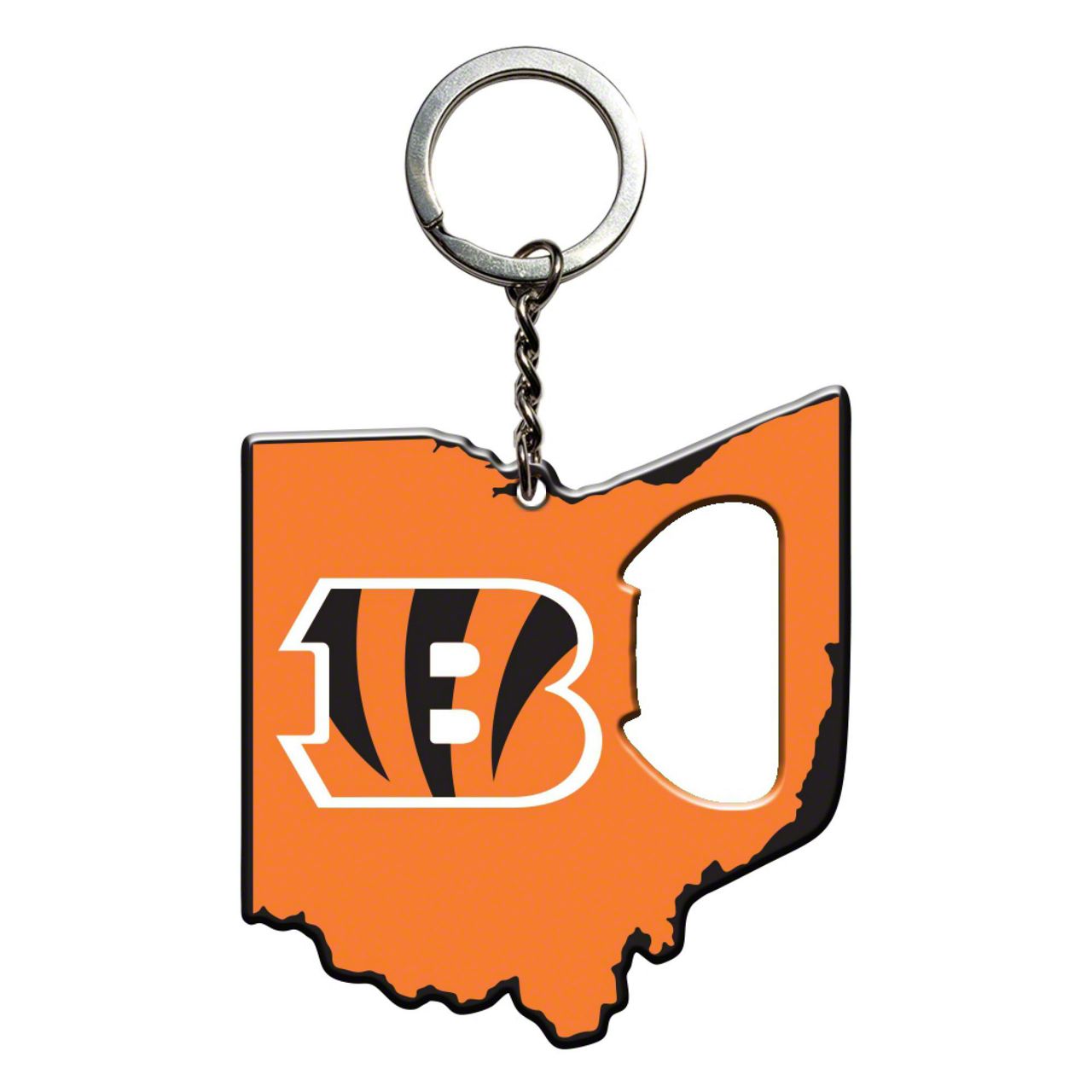 Universal AM Keychain Bottle Opener with Cincinnati Bengals Logo ...