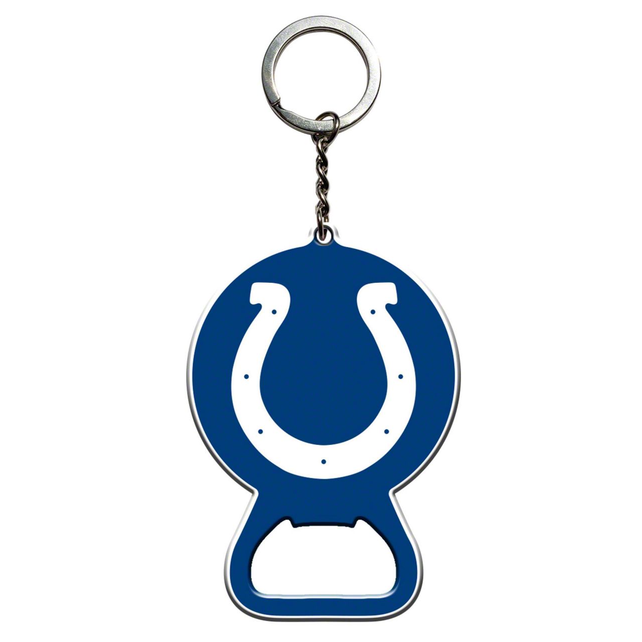 Universal AM Keychain Bottle Opener with Indianapolis Colts Logo; Blue ...