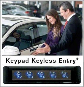Universal AM Keyless Entry System; Horizontal Mount (Universal; Some ...