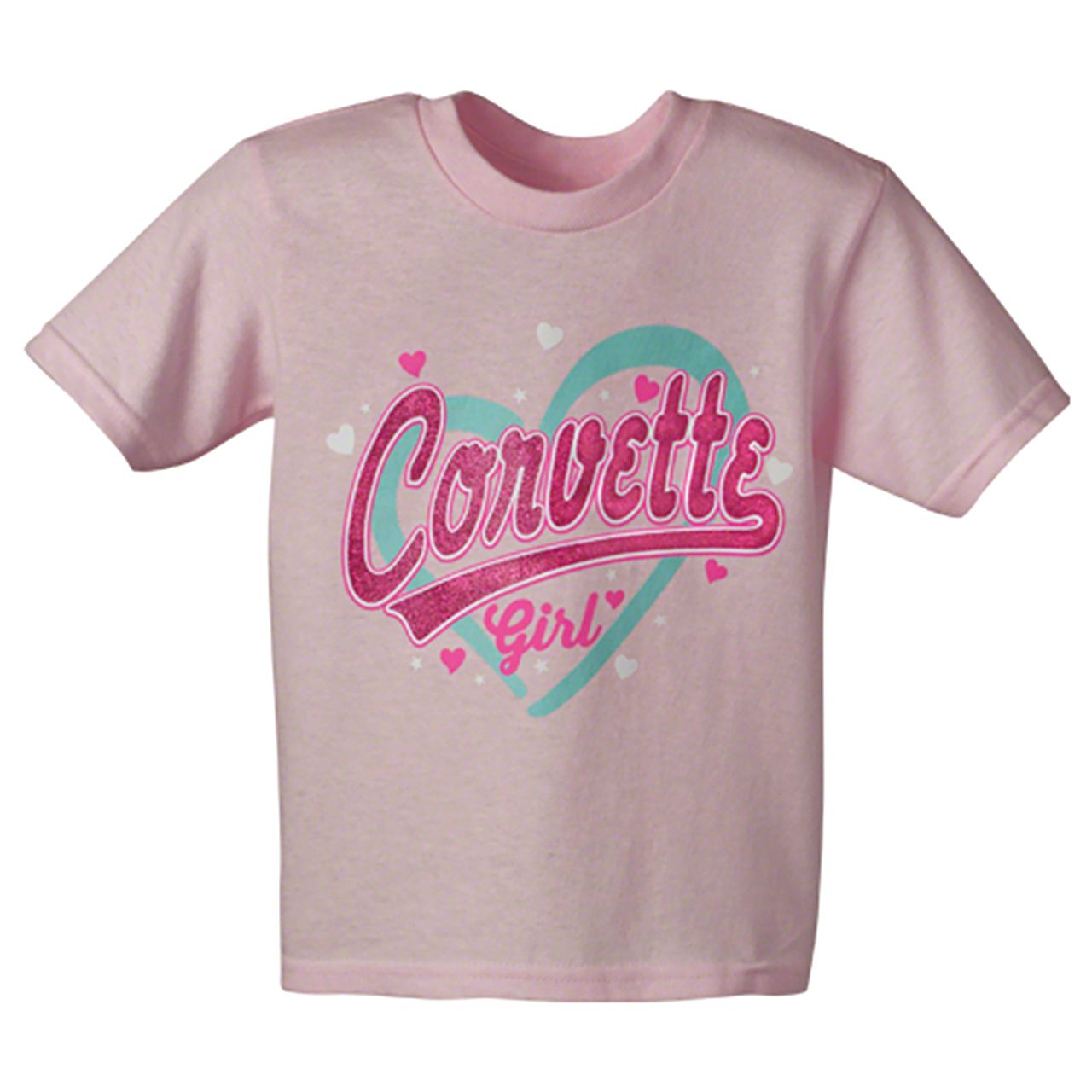 Universal AM Kids Corvette Girl; T-Shirt; Pink - Free Shipping