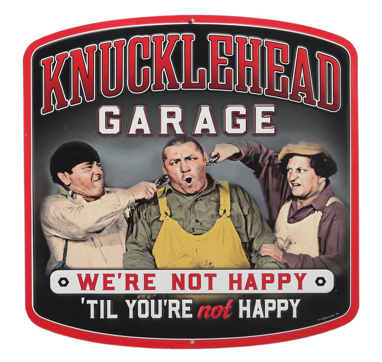 Universal AM Knucklehead Garage Metal Sign - Free Shipping