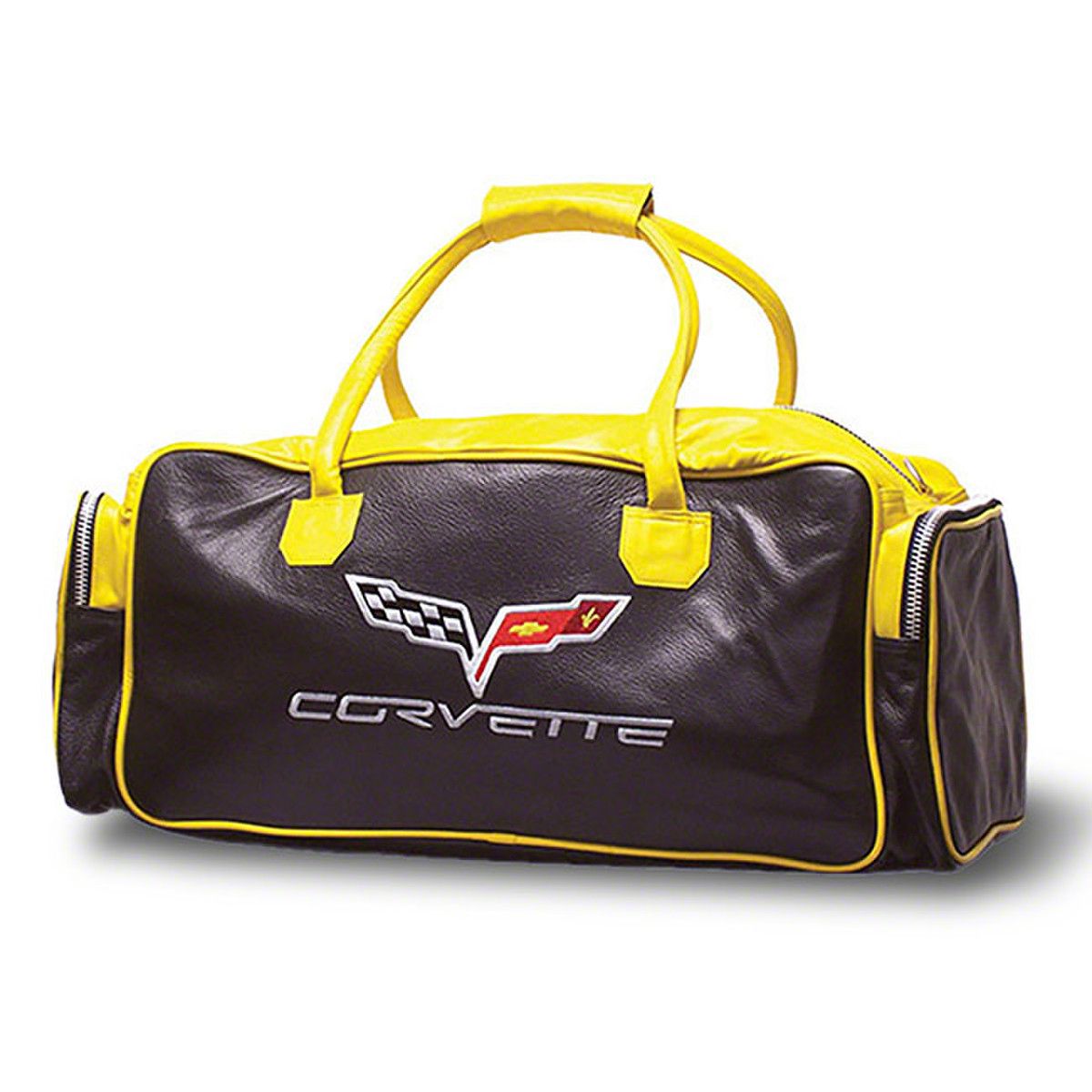 Universal AM Leather Duffel Bag; Yellow - Free Shipping