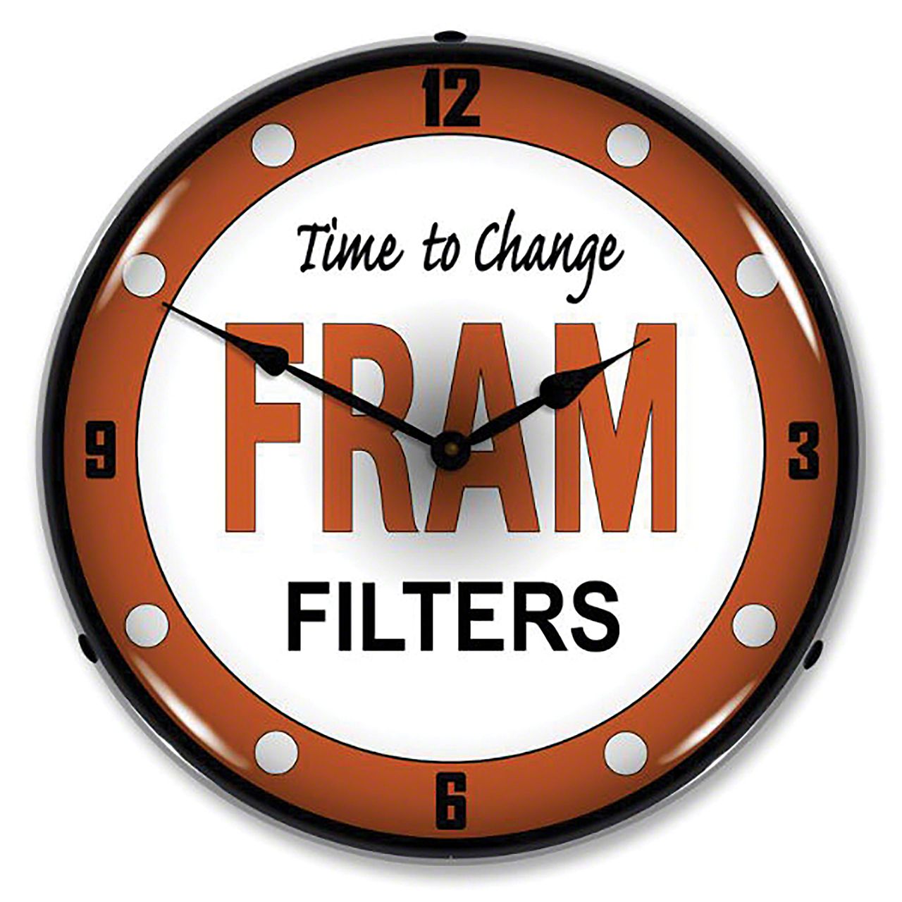 Universal AM LED Clock; Fram Filters - Free Shipping