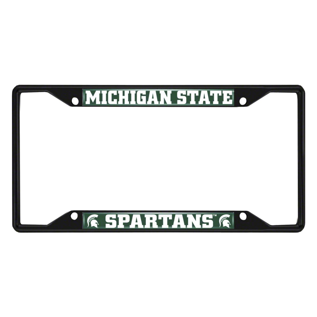 Universal AM License Plate Frame with Michigan State University Logo ...