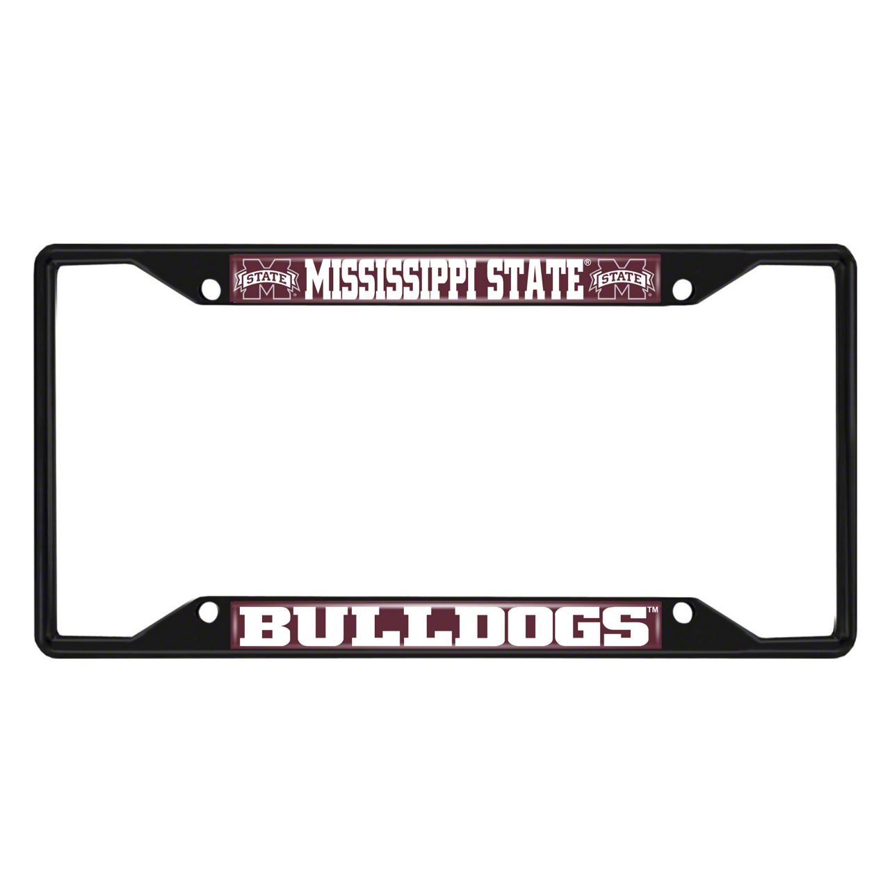 Universal AM License Plate Frame with Mississippi State University Logo ...