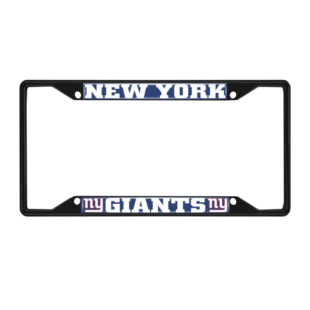 Universal AM License Plate Frame with New York Giants Logo; Black and ...