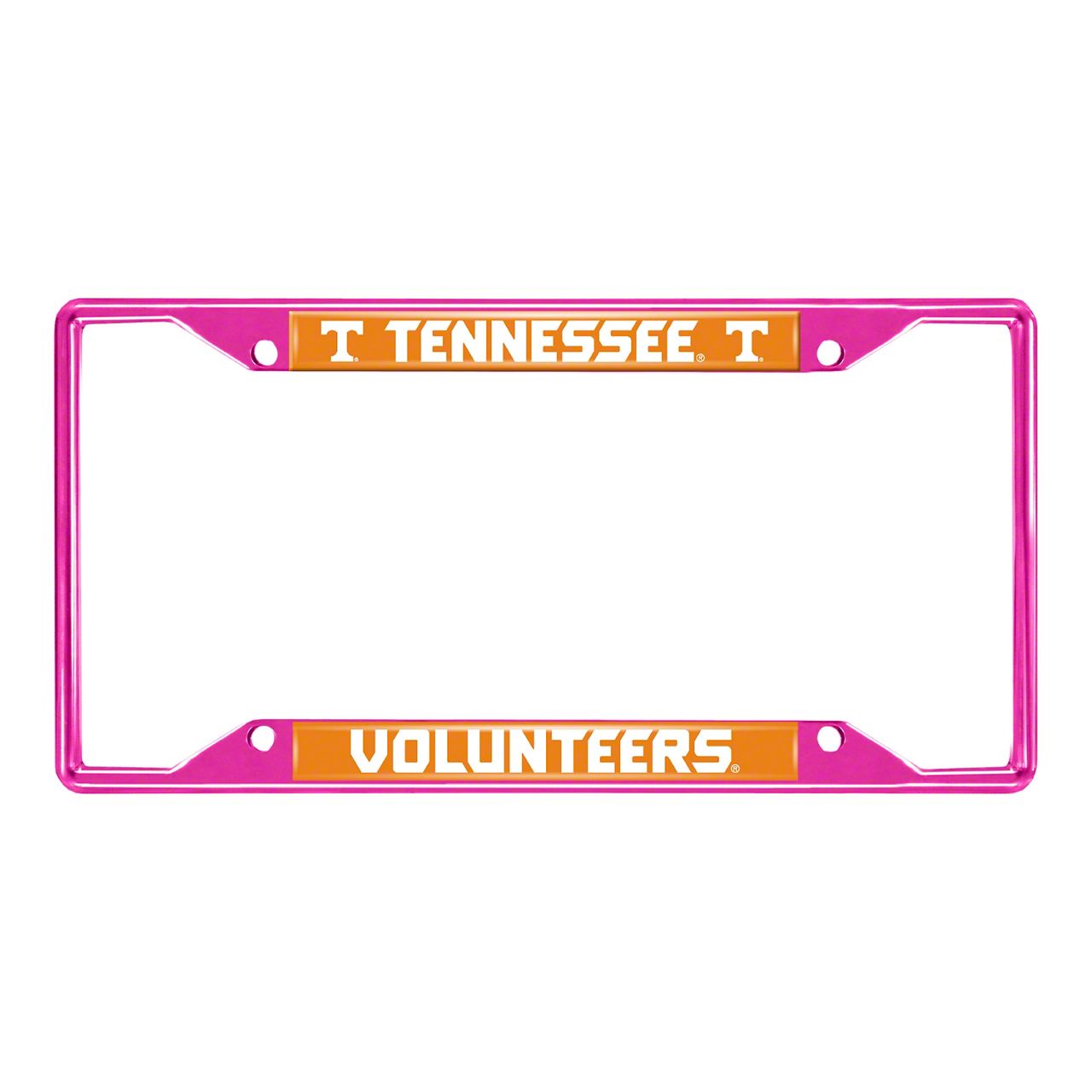 Universal AM License Plate Frame with Tennessee; Pink (Universal; Some ...