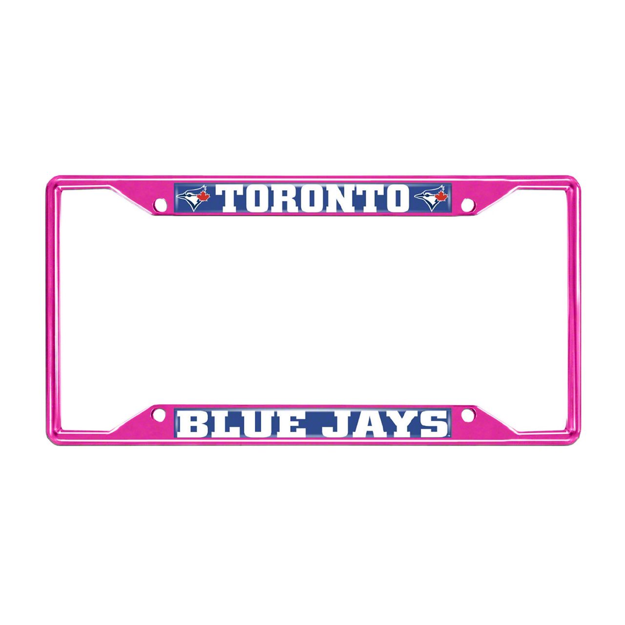 Universal AM License Plate Frame with Toronto Blue Jays; Pink ...