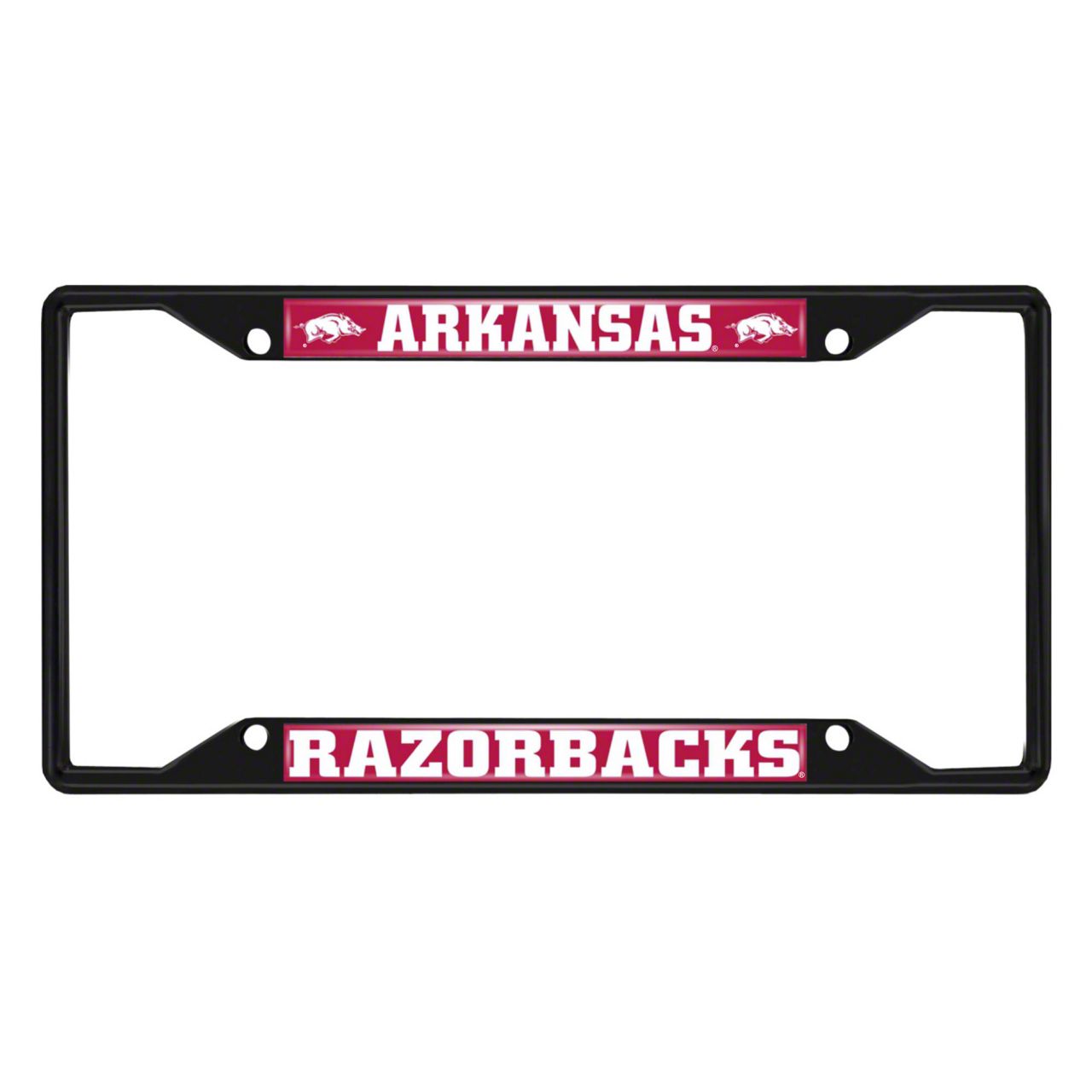 Universal AM License Plate Frame with University of Arkansas Logo ...