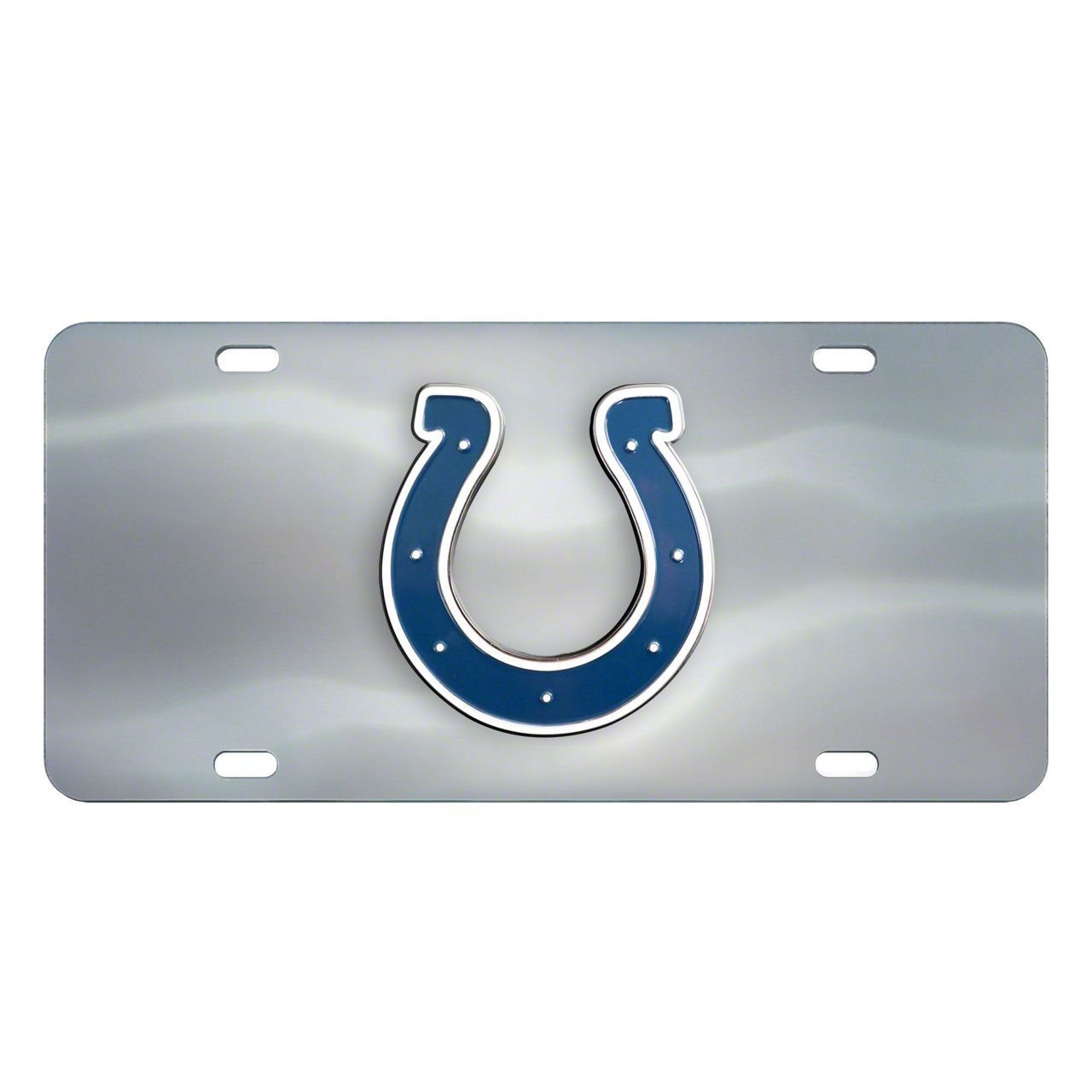 Universal AM License Plate with Indianapolis Colts Logo; Stainless ...