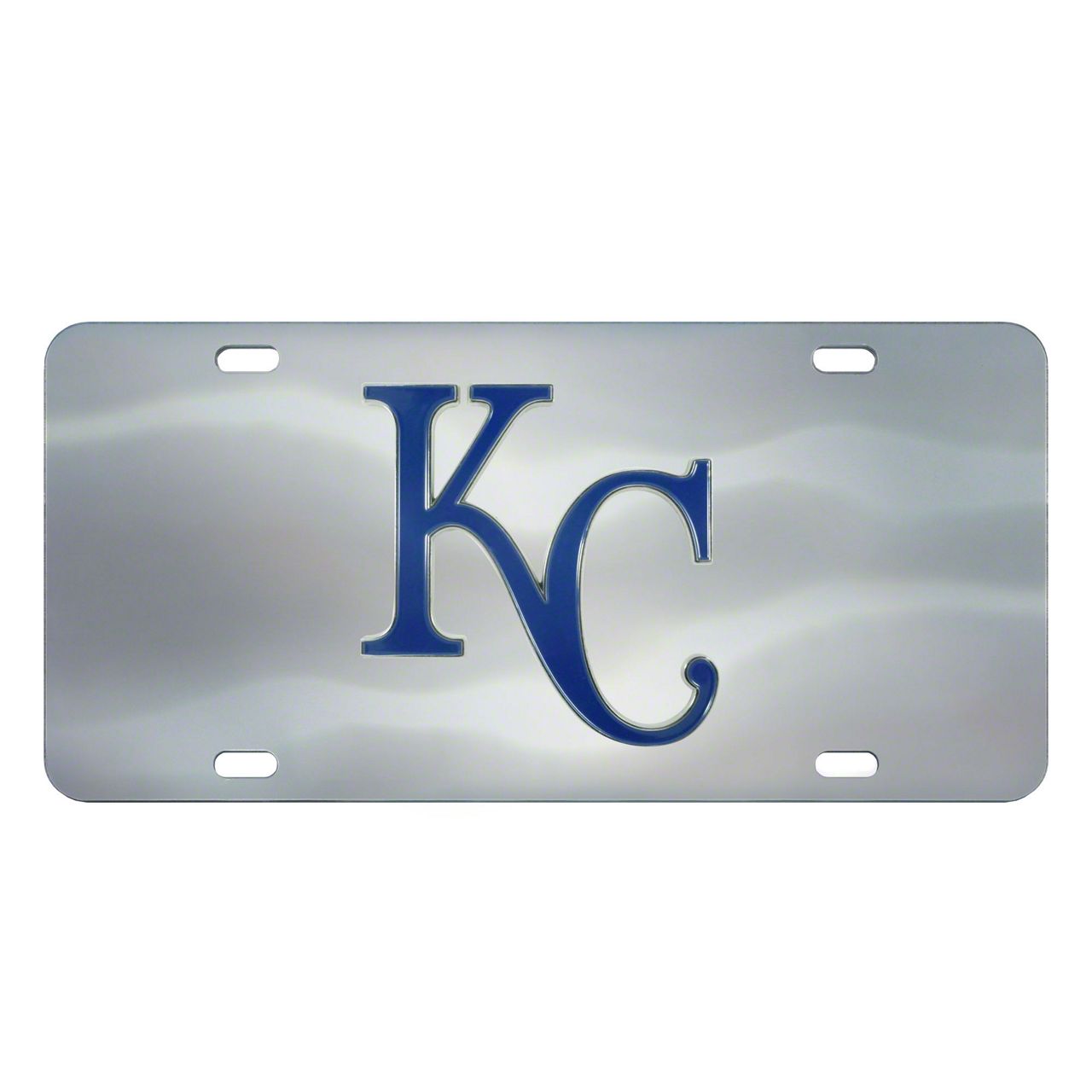 Universal AM License Plate with Kansas City Royals Logo; Stainless ...