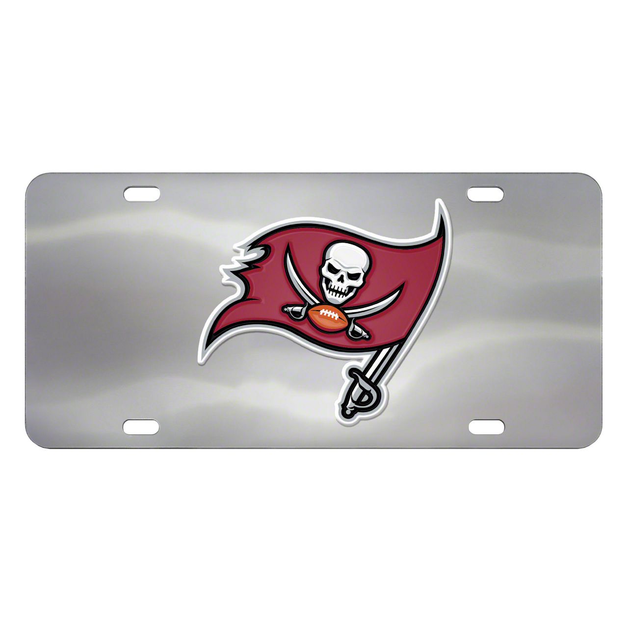 Universal AM License Plate with Tampa Bay Buccaneers Logo; Stainless ...