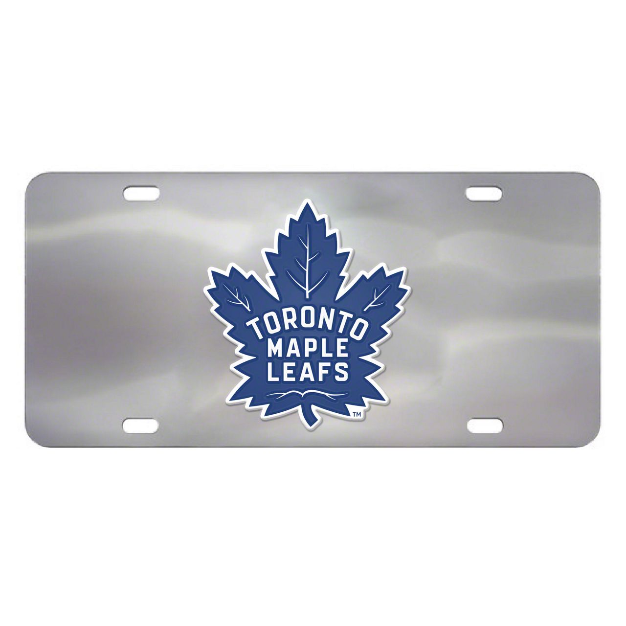 Universal AM License Plate with Toronto Maple Leafs Logo; Stainless ...