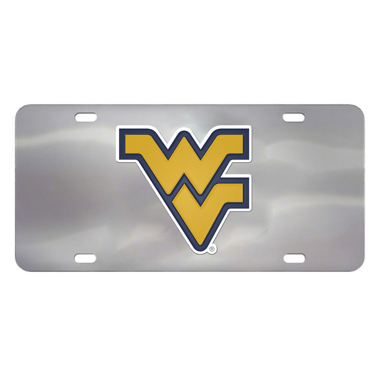 Universal AM License Plate with West Virginia University Logo ...