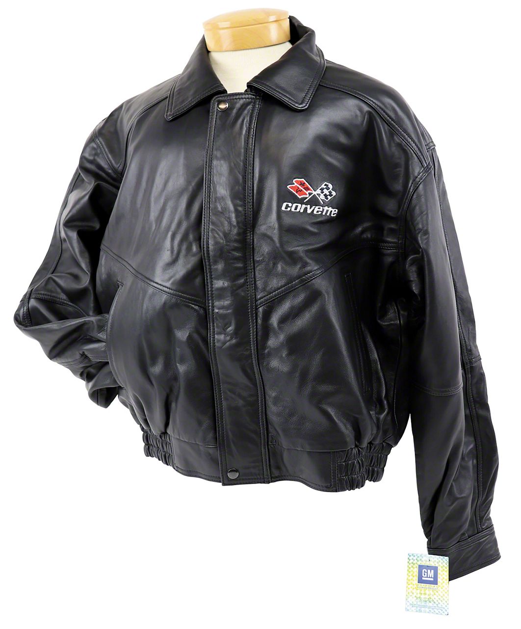 Universal AM Men's C3 Leather Bomber Jacket with Logo - Free Shipping