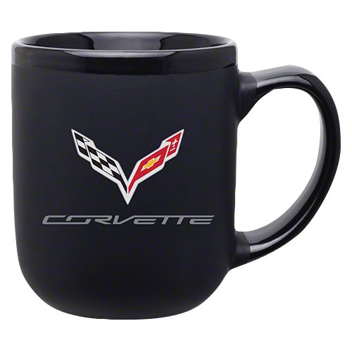Universal AM Modelo Mug with C6 Logo; Black - Free Shipping