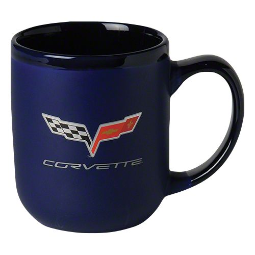 Universal AM Modelo Mug with C6 Logo; Cobalt - Free Shipping