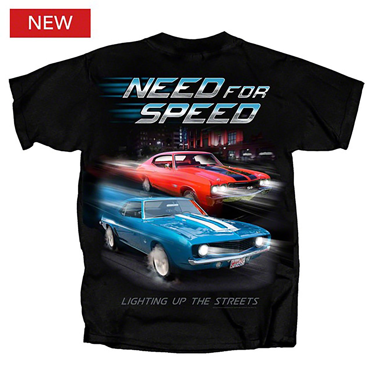 Universal AM Need For Speed T-Shirt; Black - Free Shipping