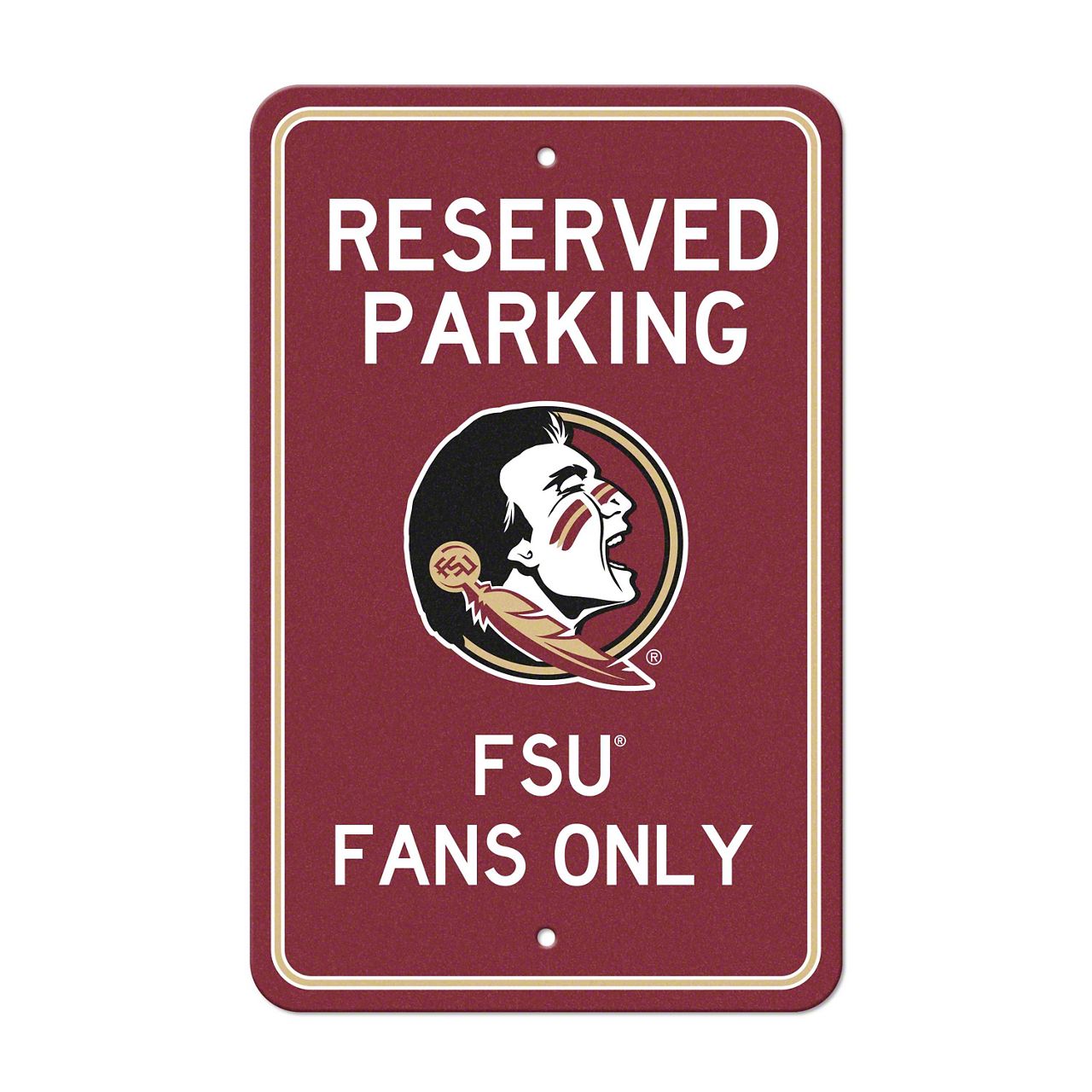 Universal AM Parking Sign with Florida State University Logo; Garnet ...