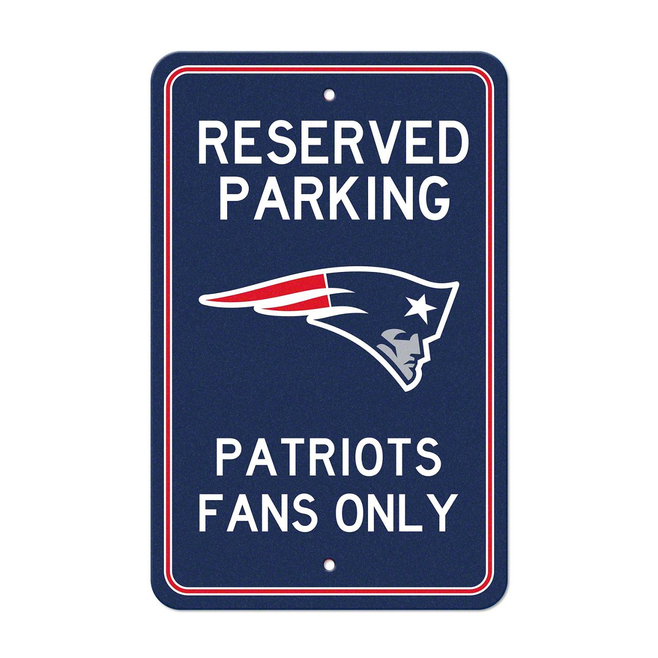 Universal AM Parking Sign with New England Patriots Logo; Navy - Free ...